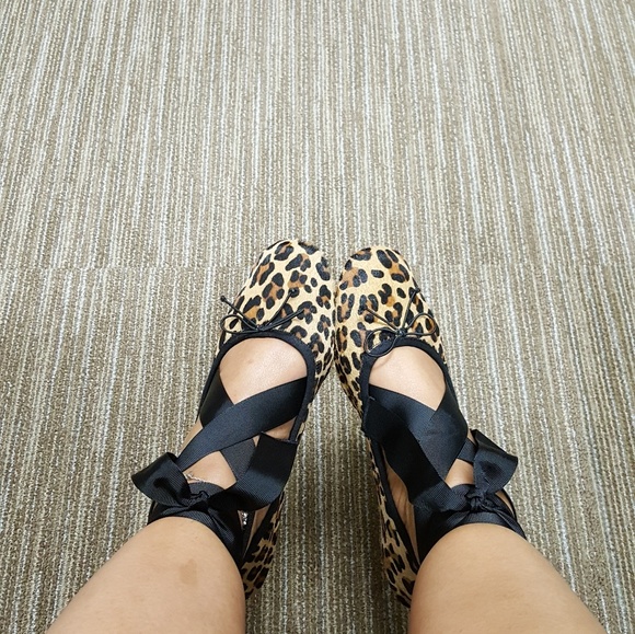 Zara | Shoes | Zara Leopard Ballerina Shoes | Poshmark